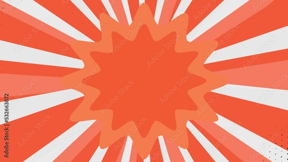 Comic pop art background Cartoon sunburst pattern red, Stripes sunburst ...