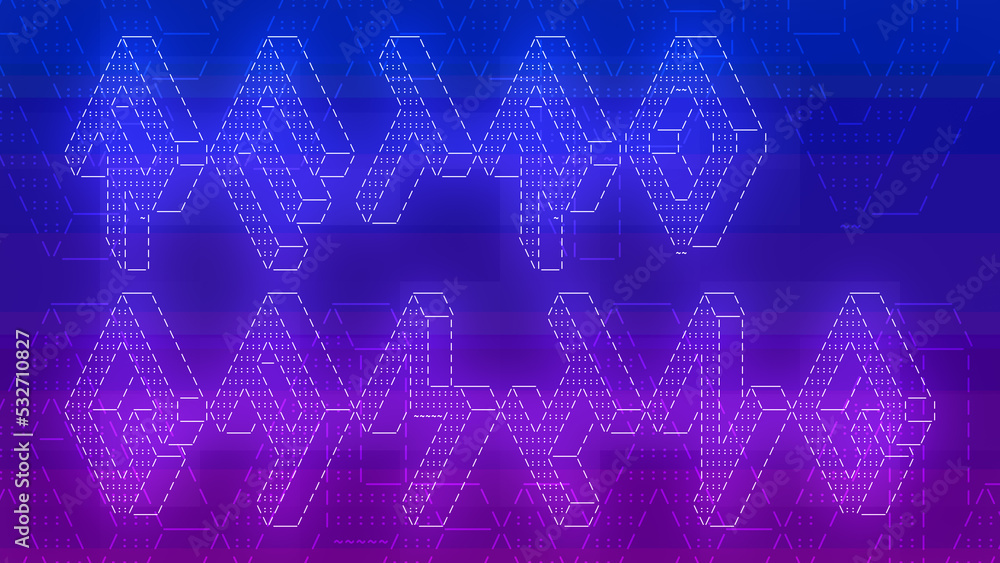 Retro Gaming Typography ASCII Pixel Art Stock Illustration | Adobe Stock