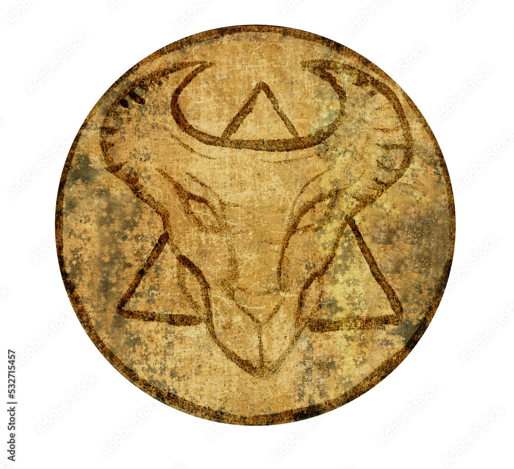 Mystic symbols with hand drawn magic and esoteric symbols Stock ...