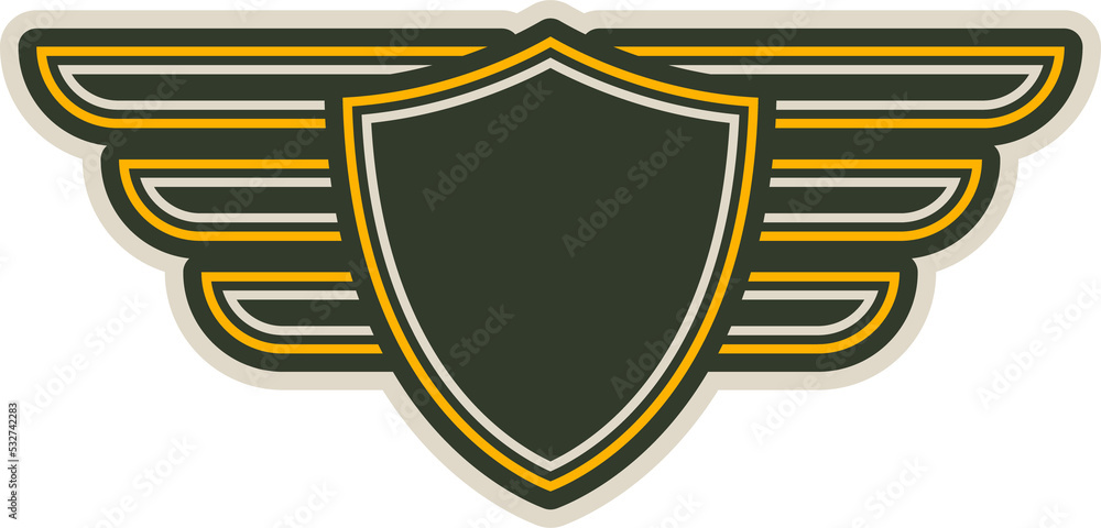 Sergeant major army rank insignia badge template Stock Illustration ...