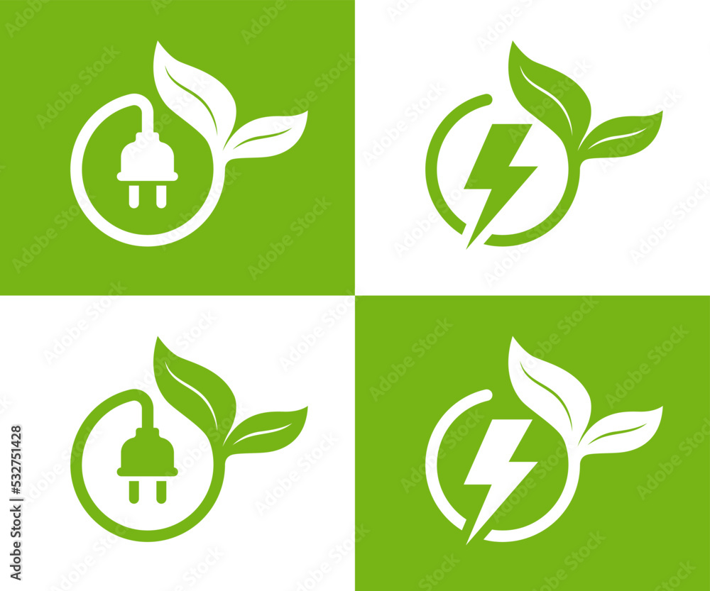 Green Electricity Icon
