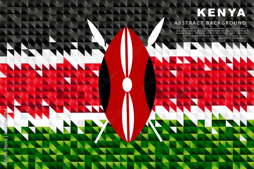 Kenya Flag Background