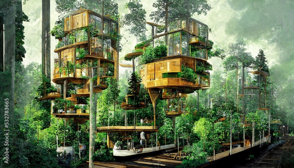 Futuristic Tree Houses
