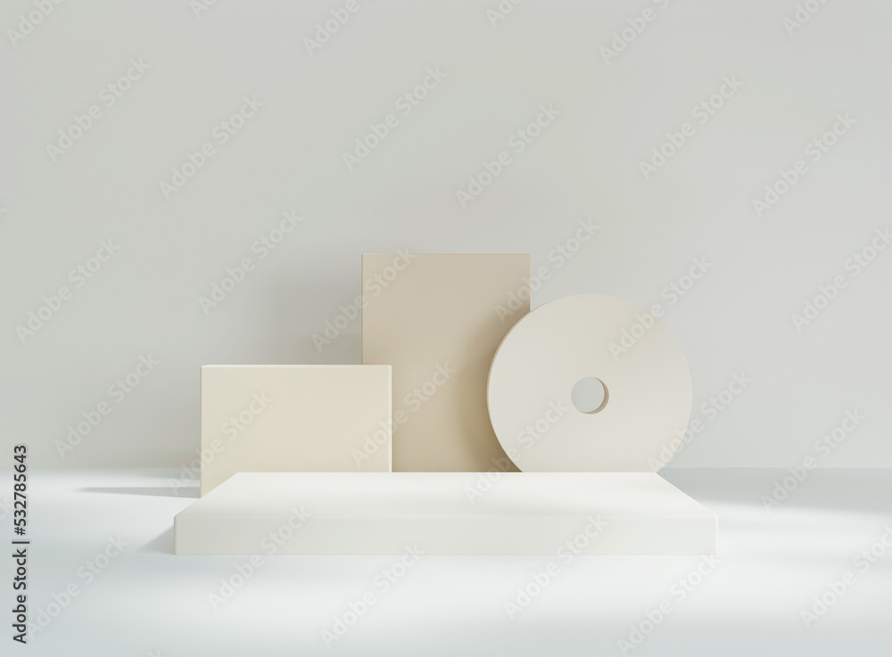 Product display podium with soft shadow. Product presentation ...