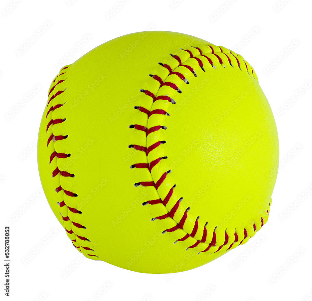 Poster Softball isolated on transparent background. PNG file. – Wall ...