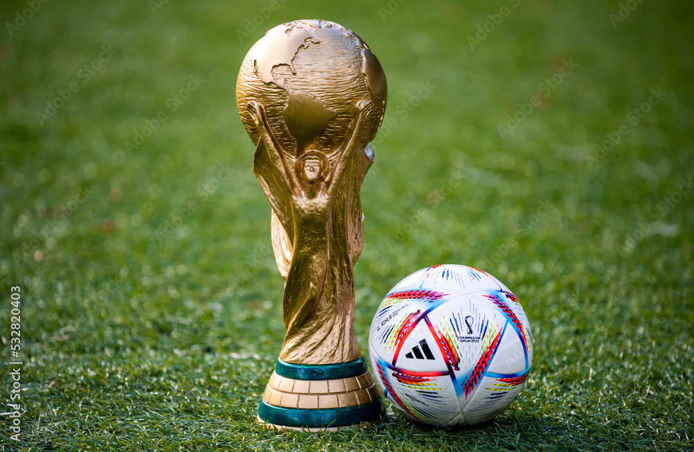 September 3, 2022, Doha, Qatar. FIFA World Cup and official Adidas Al ...