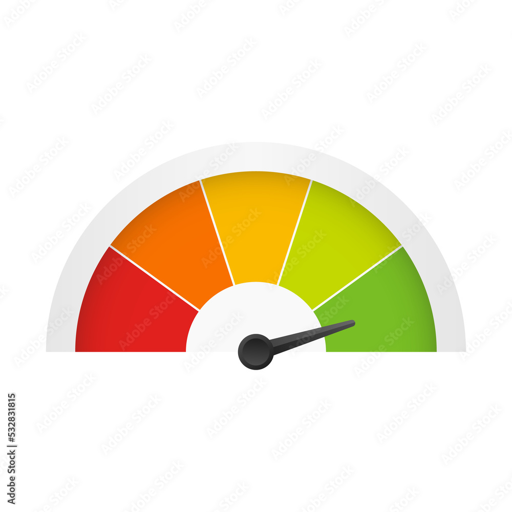 Rating customer satisfaction meter. Different emotions art design from ...