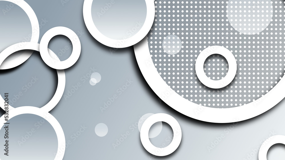 silver gradient graphics background circles Stock Illustration | Adobe ...