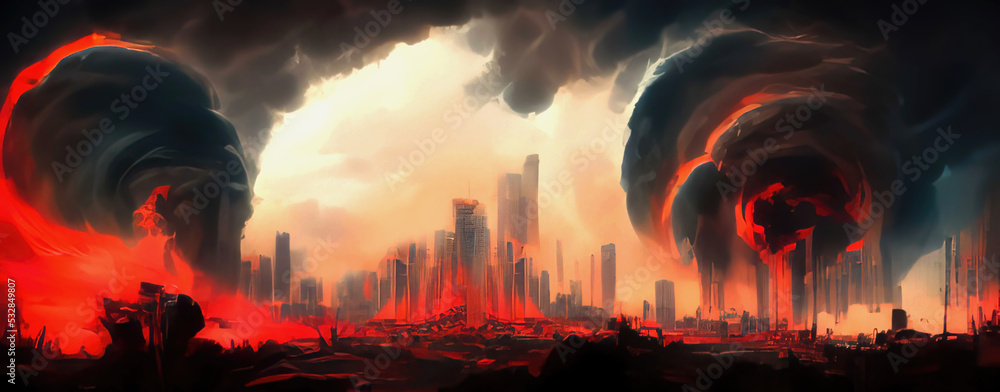 Fire Apocalypse Background