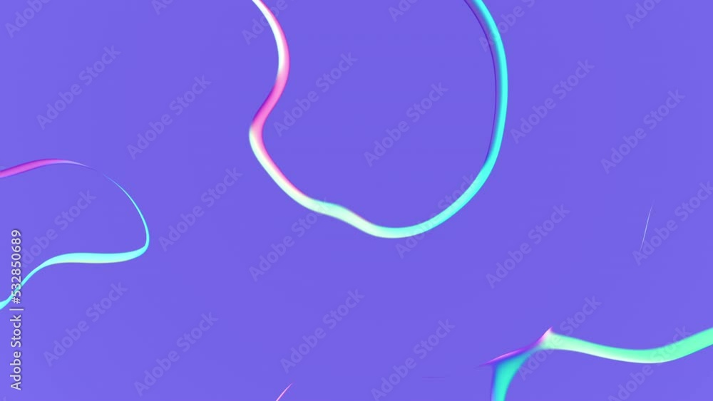 dynamic abstract animation in holographic colours, animated live ...