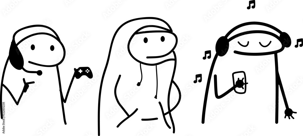 Meme internet. Flork: Playing video game. Wearing a sweater in the cold ...