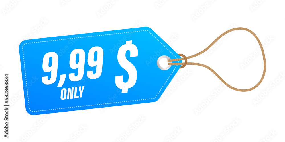 Discount sticker. Template with 99 only. template design. Sale, price ...