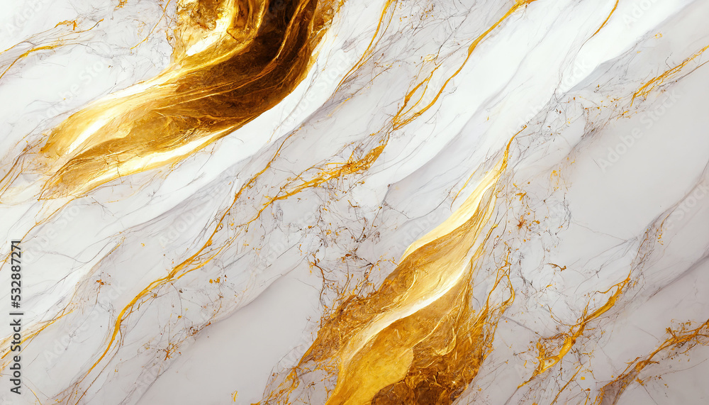 Golden luxurious marble textured background. Abstract design, 4k ...