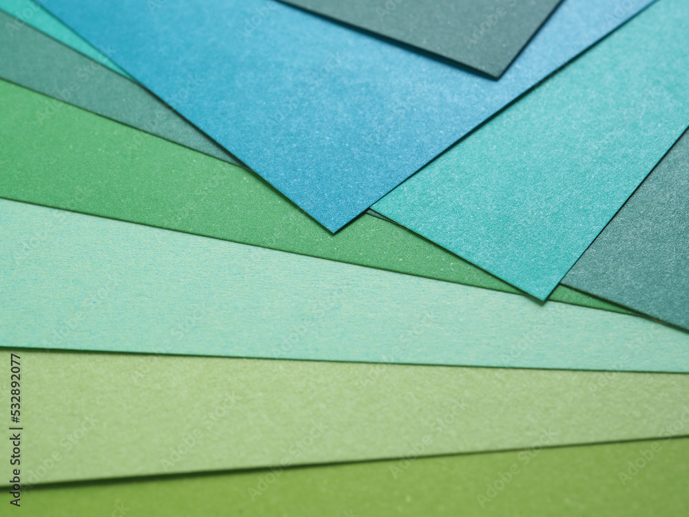 Abstract color paper geometric composition shape and lines sheet of ...