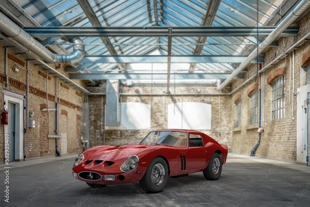 ferrari 250 gto italian v12 front-engine racecar 1962 Stock ...