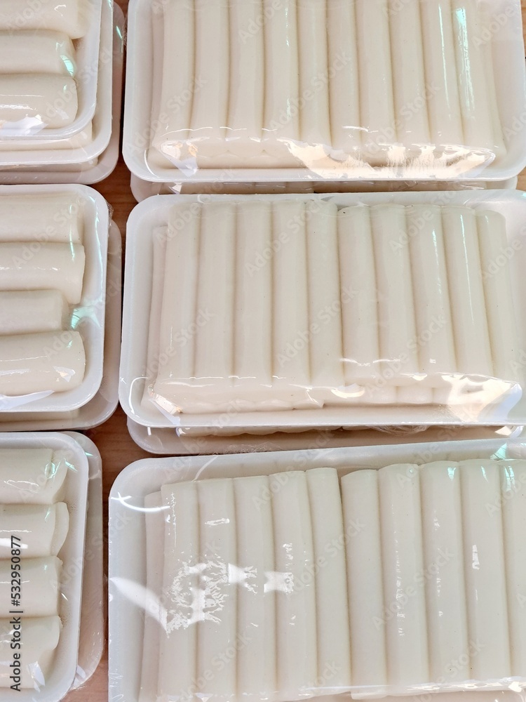 Simmered rice cake Garaetteok for Tteokbokki(spicy stir fried rice cake ...