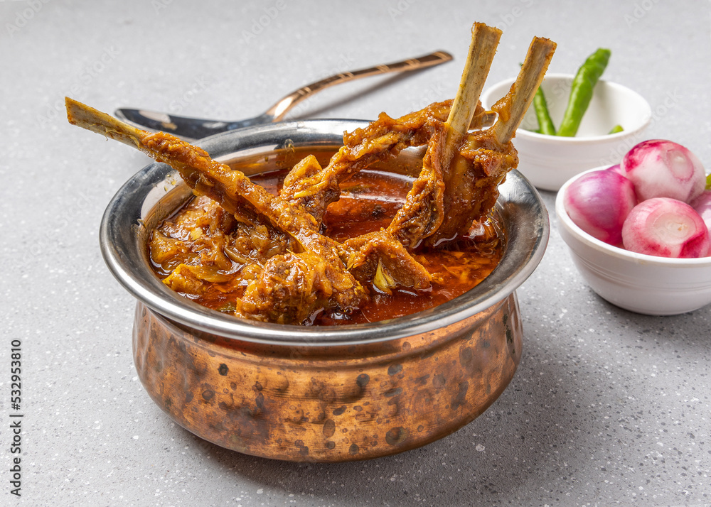 Poster Mutton curry or Mutton gravy is a delicious Indian curried dish ...