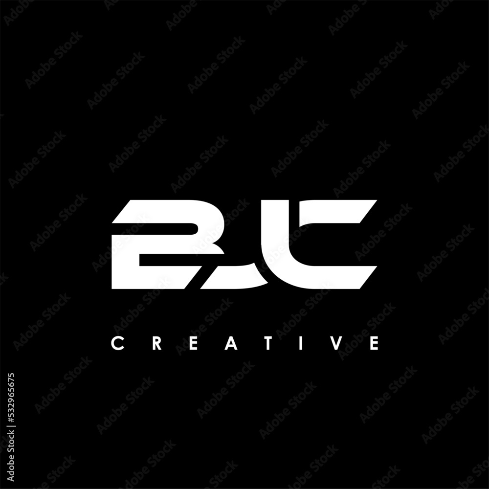 BJC Letter Initial Logo Design Template Vector Illustration Stock ...