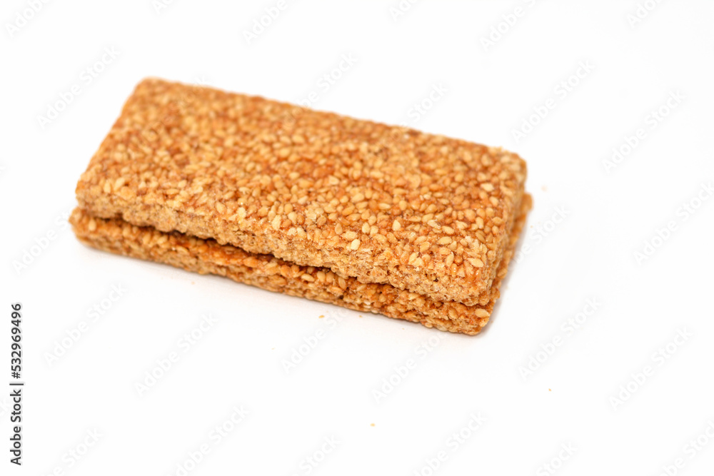 Sesame candy bars sweets, an Eastern candy made as a celebration of the ...