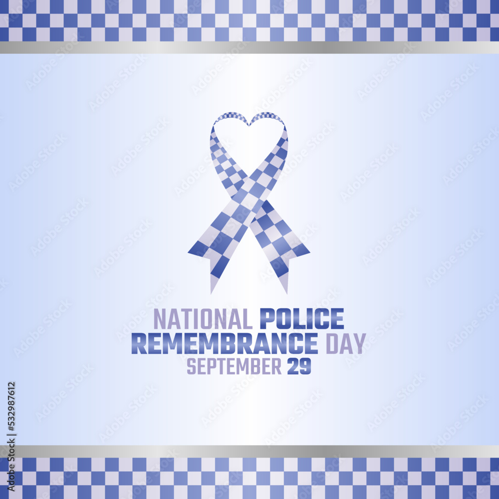 vector graphic of national police remembrance day good for national ...