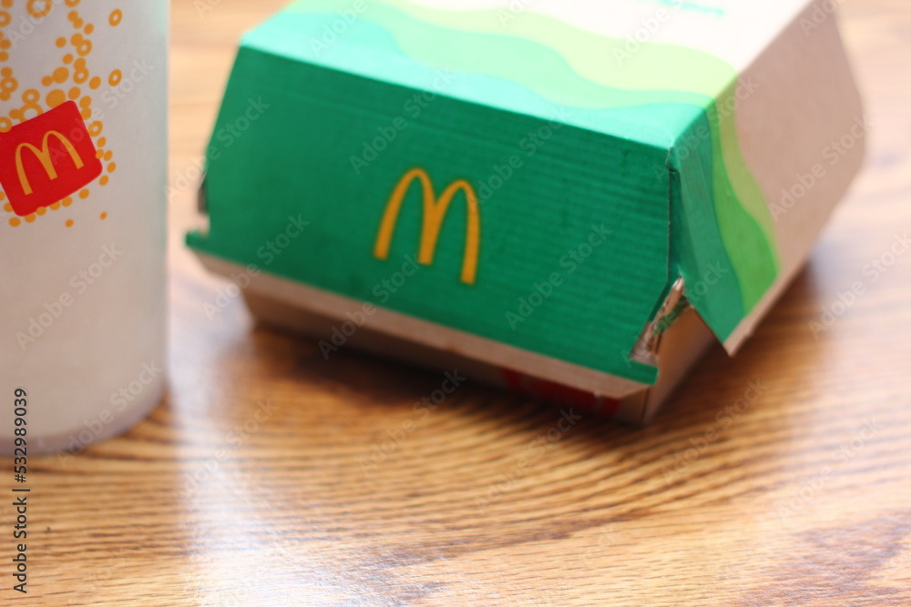 Washington - America, June 17 2022 : McDonald's deluxe Crispy Chicken ...