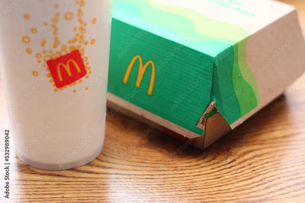 Washington - America, June 17 2022 : McDonald's deluxe Crispy Chicken ...