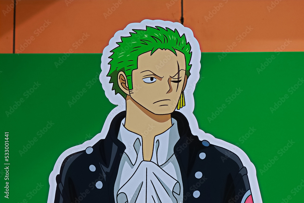 Osaka, Japan - Sep 6, 2022 : Photo of anime characters Roronoa Zoro ...