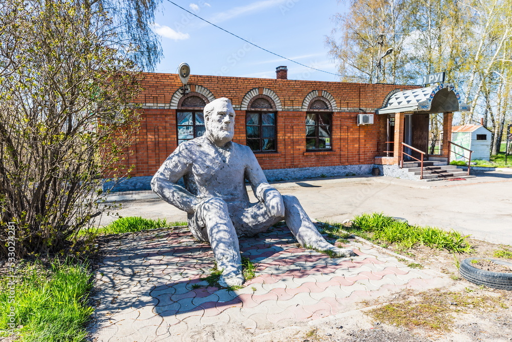 Sasovo, Russia - Мау 1, 2022: a monument to Ernest Hemingway at the ...
