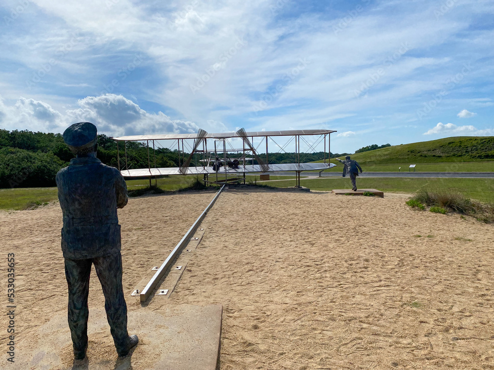 Wright Brothers National Memorial in Kill Devil Hills, North Carolina ...