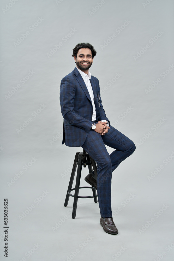 Happy successful rich young indian business man ceo leader, wealthy ...