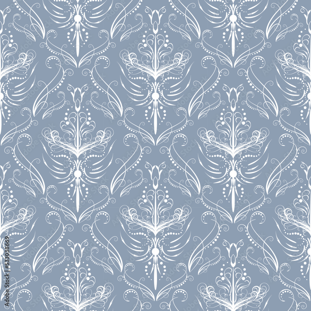 Luxury wallpaper with golden elements. Seamless pattern bg. Classical ...