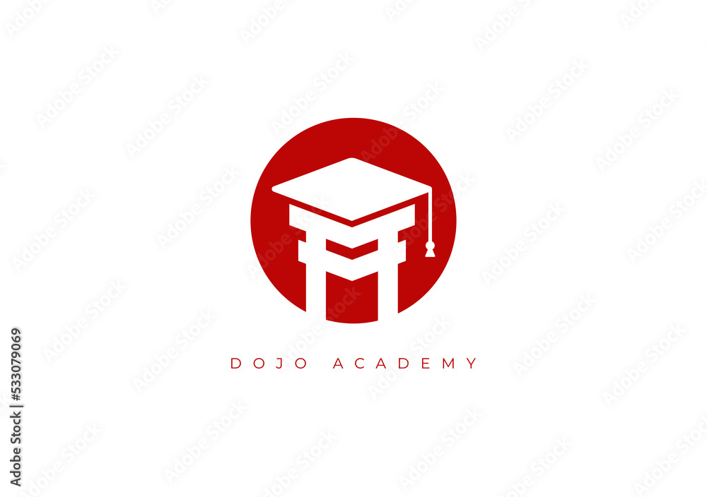 DOJO ACADEMY LOGO Stock Vector | Adobe Stock