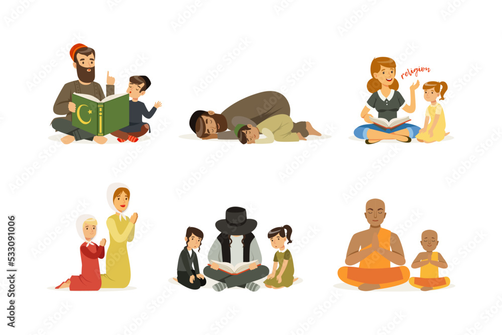 Representatives of different religious denominations set. Christian ...