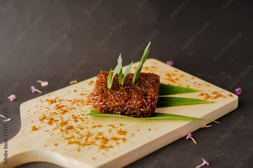 Wajik cake is one of the culinary riches in Indonesia. Wajik cake has ...