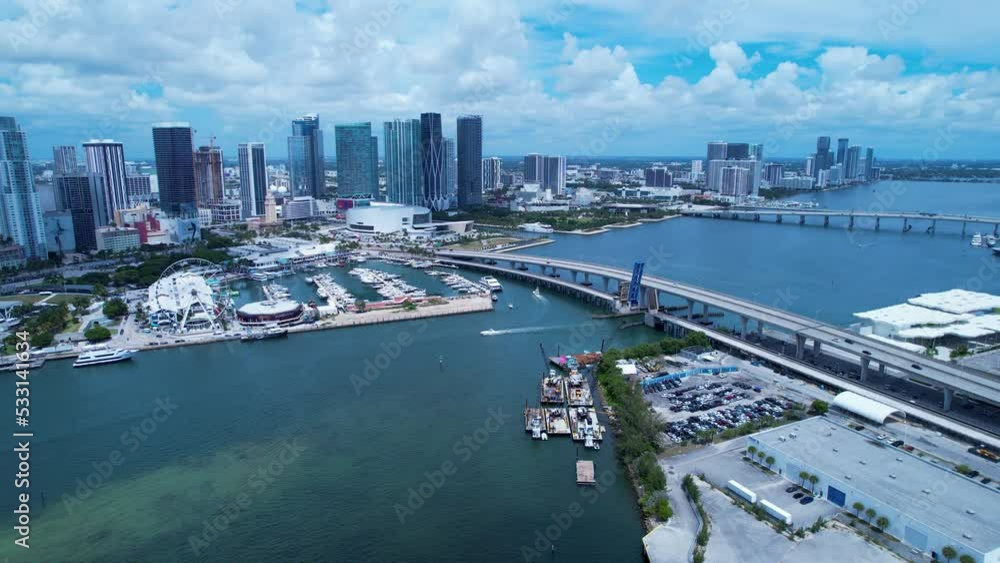Cityscape Downtown At Miami Florida United States. Cityscape Downtown ...