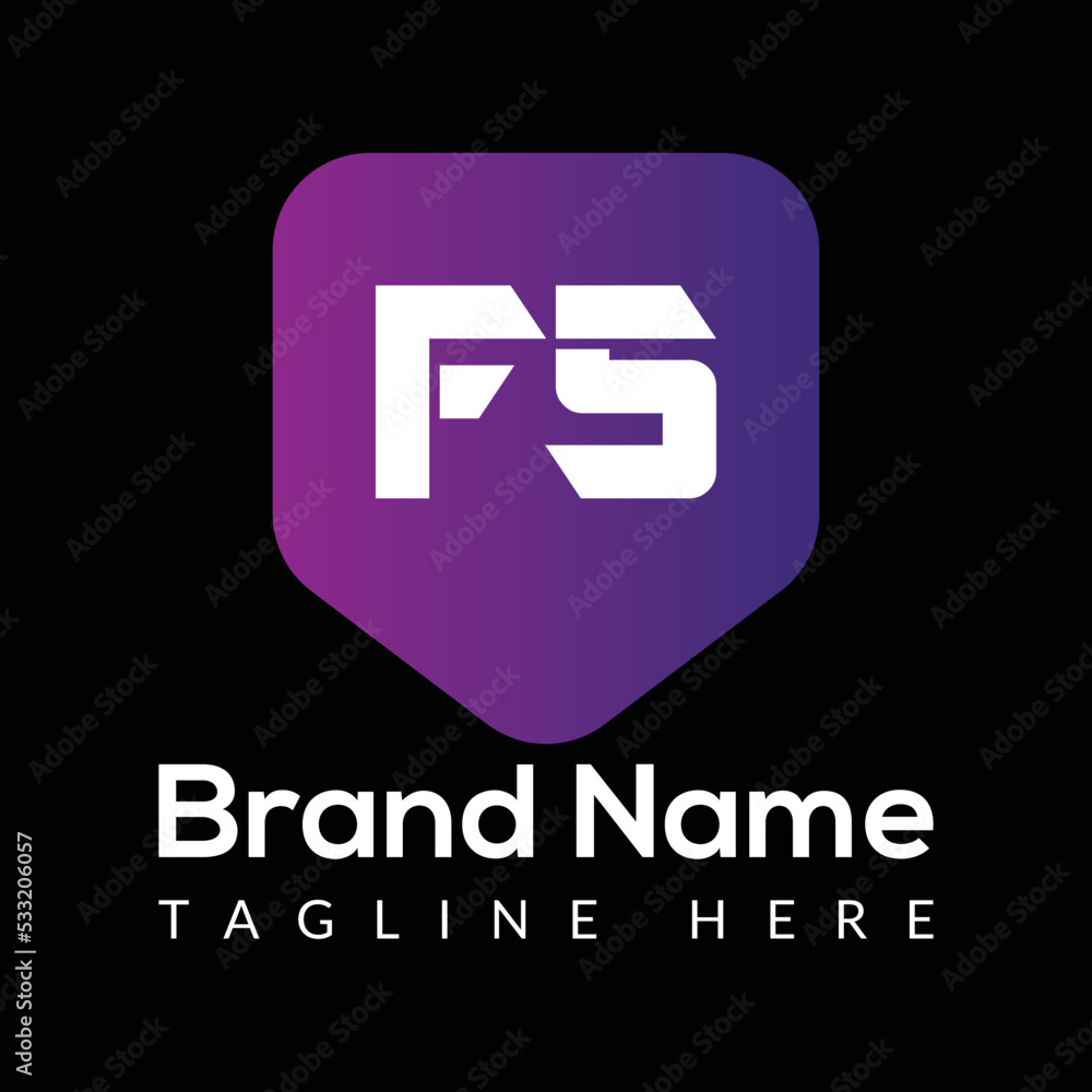 Abstract F5 letter modern initial lettermarks logo design Stock Vector ...