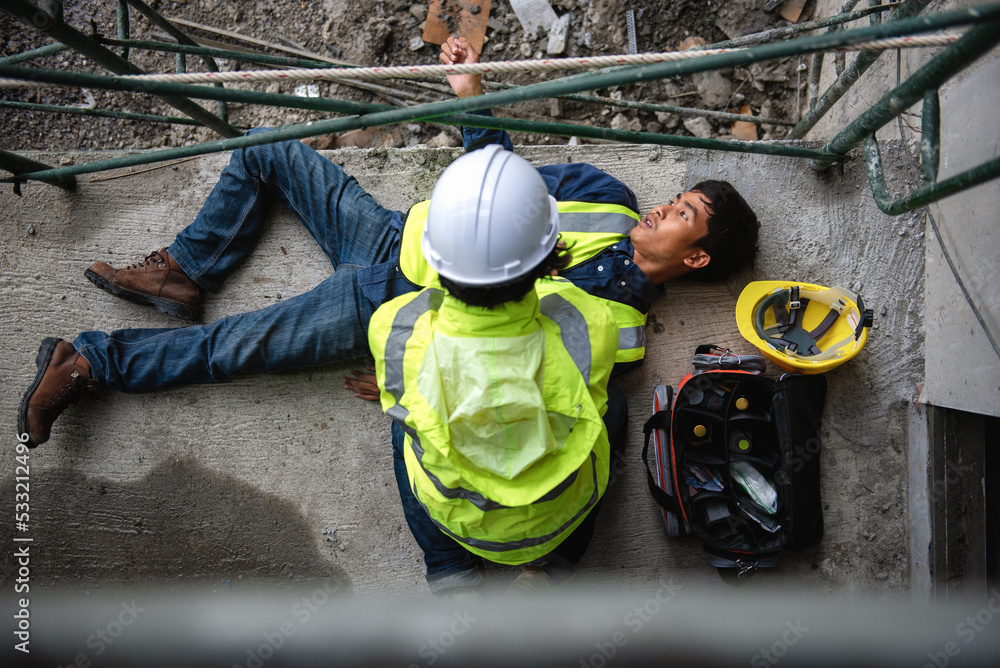 Construction Worker Fall