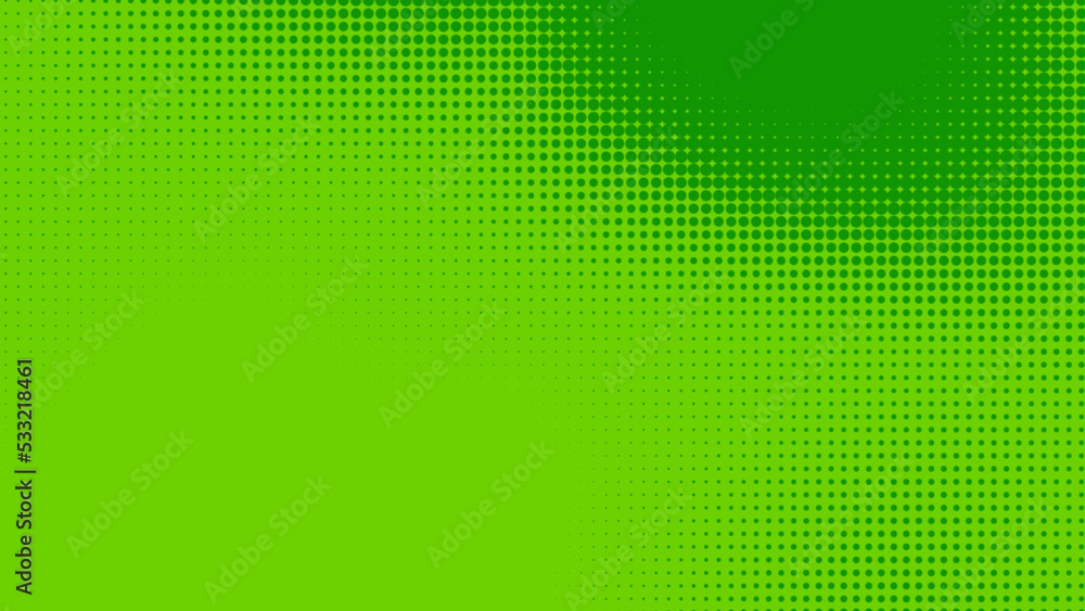 Dots halftone green color pattern gradient texture with technology ...