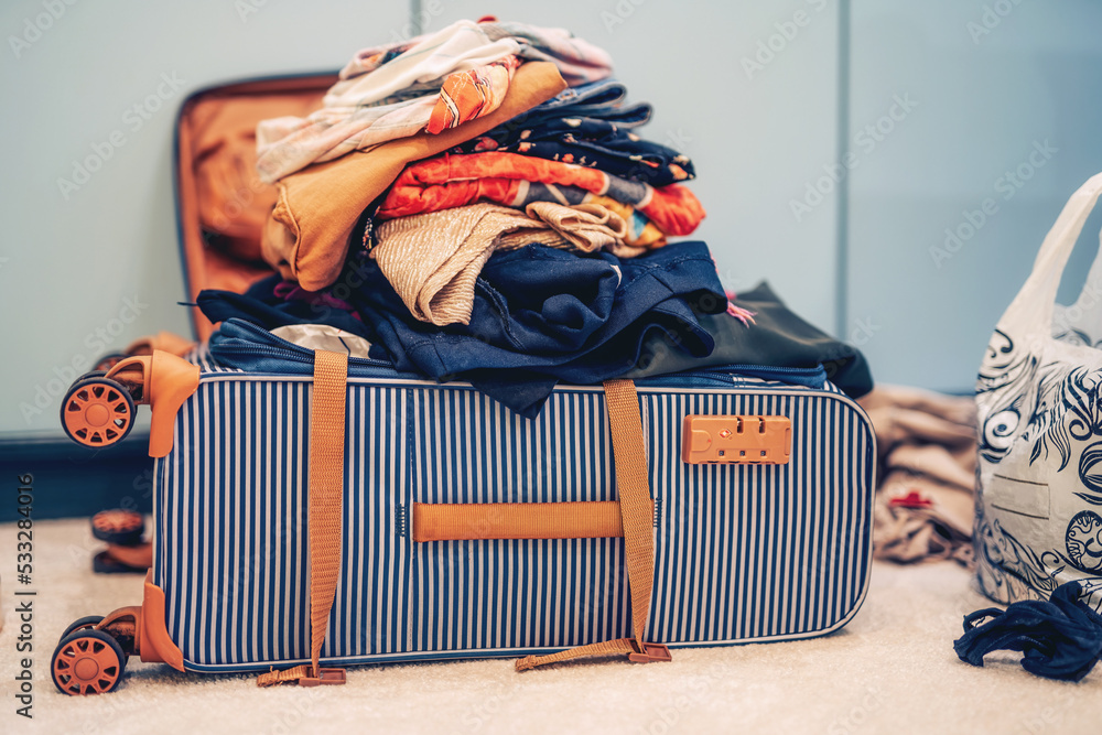 Full Open Suitcase