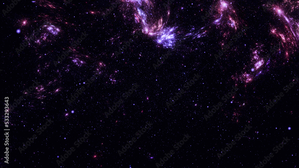 Dreamland background . Starry outer space background texture . Colorful ...