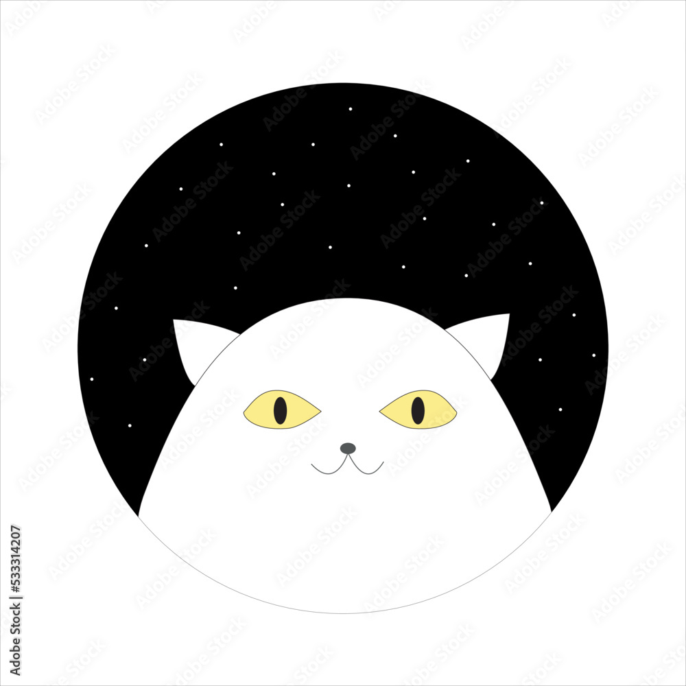 Cat avatar Stock Vector | Adobe Stock