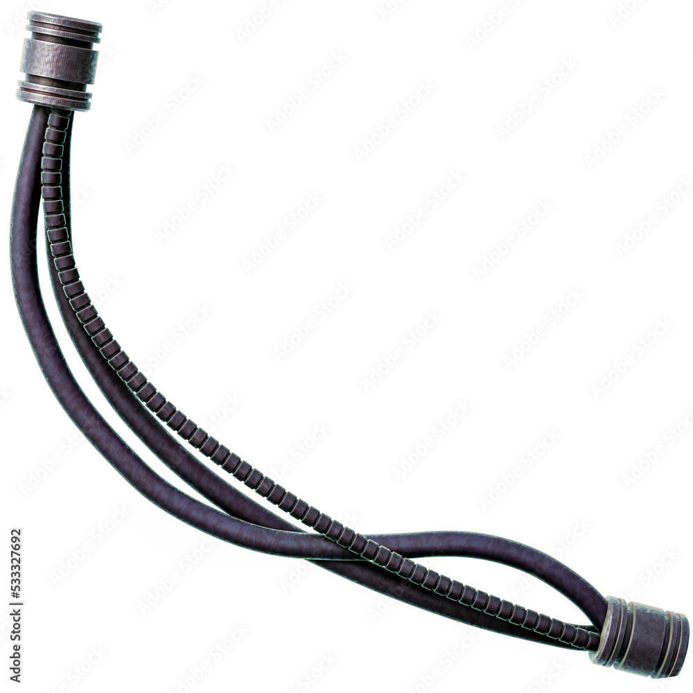 SciFi Cable Wire Illustration with Transparent Background PNG Stock ...