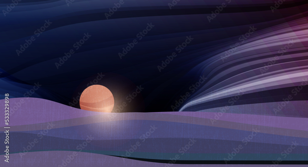 Vector modern abstract wave line, dynamic shape and texture. Minimal ...