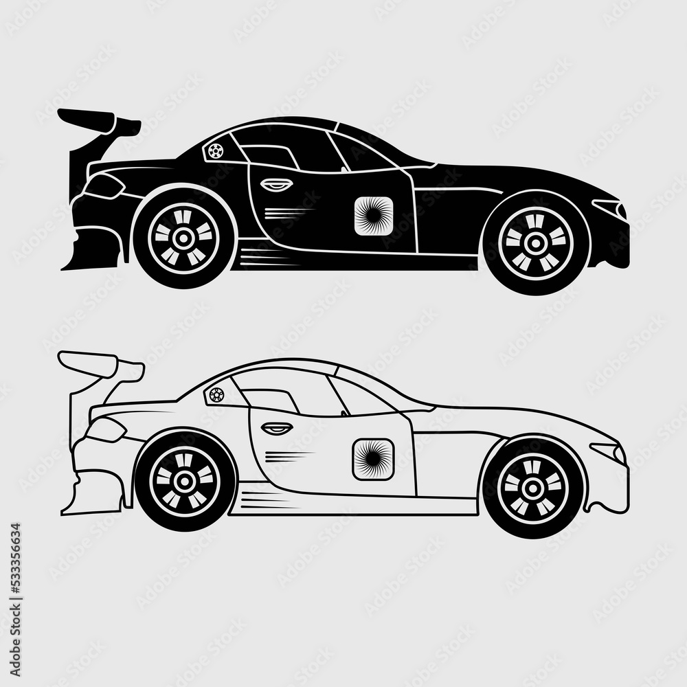 Racing Car Svg Cut File, Rc Car Svg, Sports Car Svg, Car Svg, Luxury ...