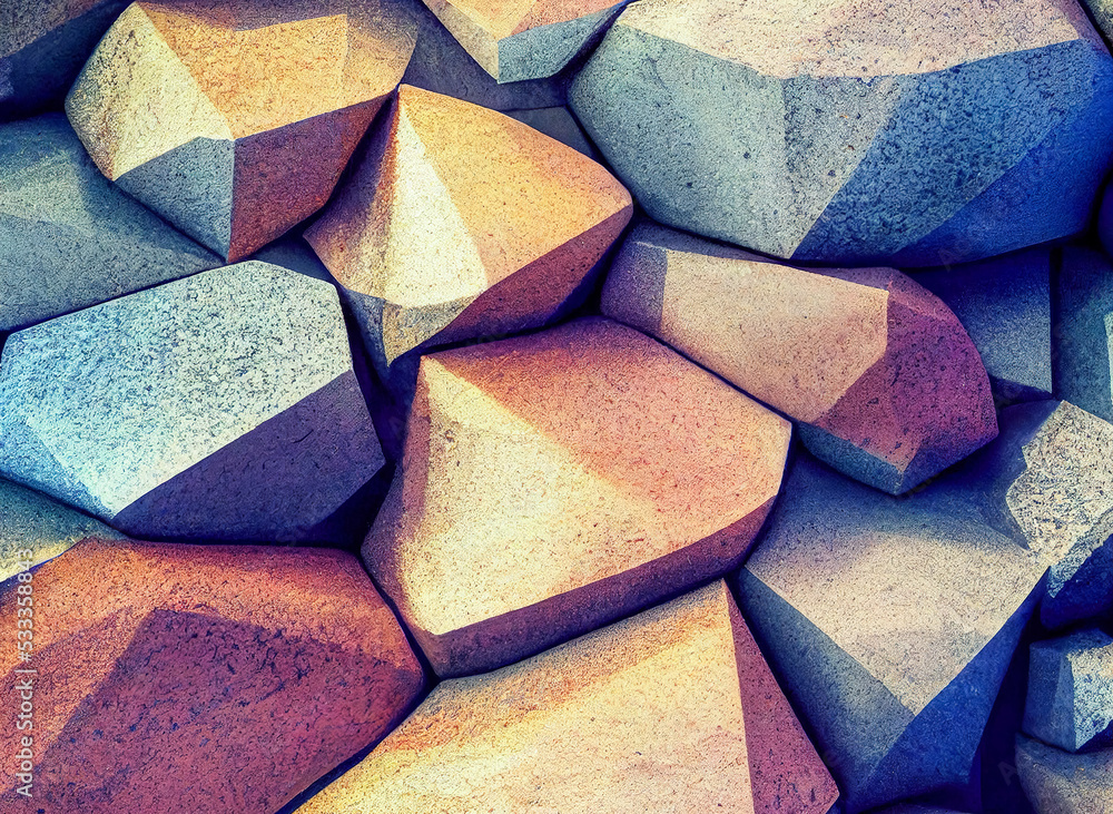 Small stone texture for background. abstract background with round ...