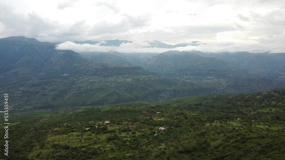 Video „Colombia August 2022 Drone aerial view of Mirador Salto del Mico ...