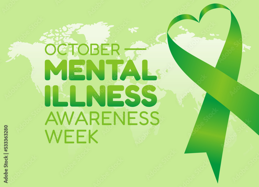 vector graphic of mental health awareness week good for mental health ...
