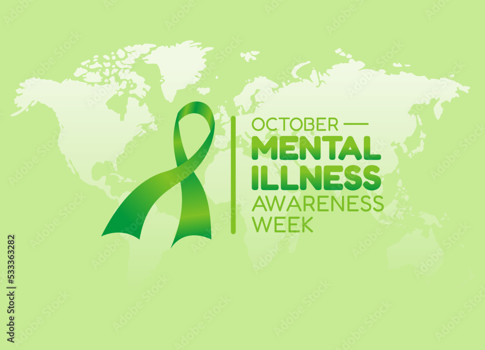 vector graphic of mental health awareness week good for mental health ...