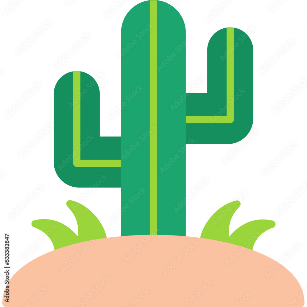 Cactus Icon Stock Vector | Adobe Stock