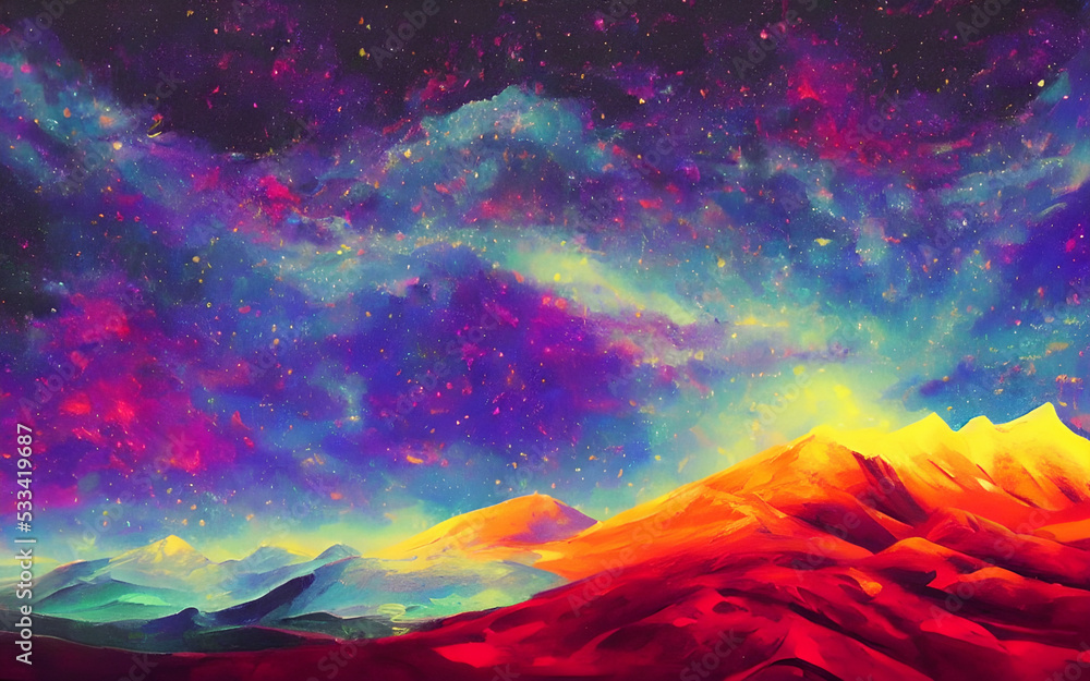 The colors in this picture are so intense and vibrant, they almost hurt ...